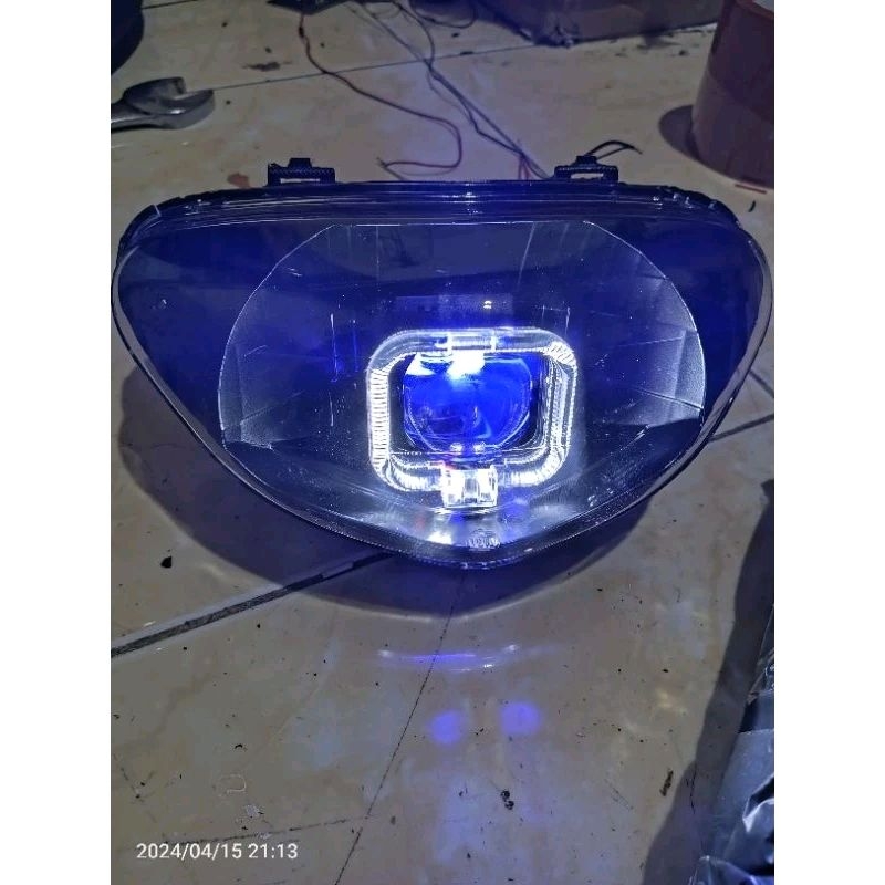 Jual Biled Mio Smile Matrix X1 Fullset Mika reflektor Dengan Angel Eyes ...