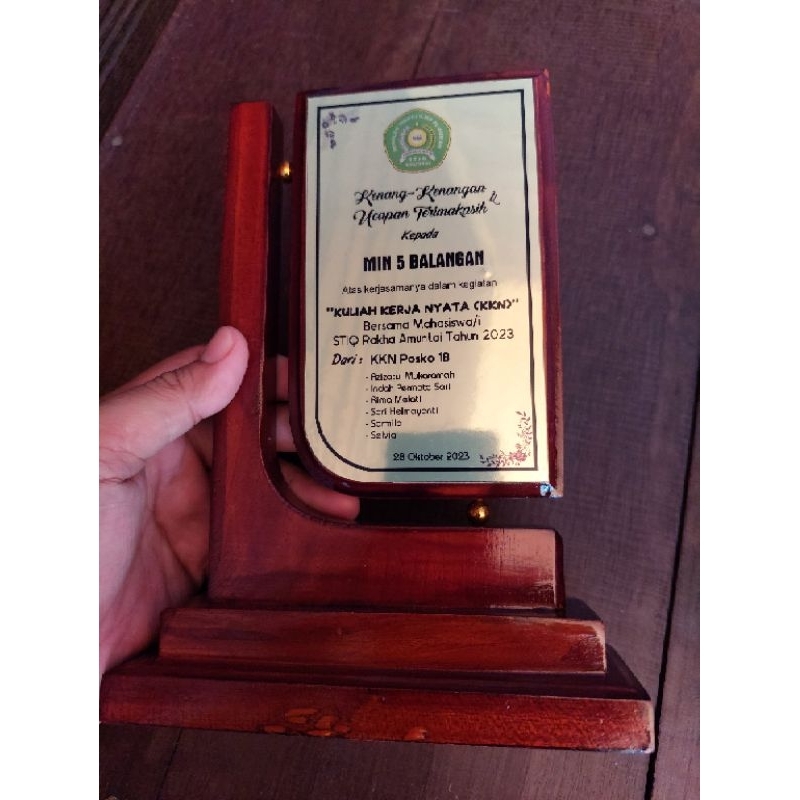 Jual Plakat Kenang-Kenangan KKN | HADIAH Kuliah Kerja Nyata (KKN ...