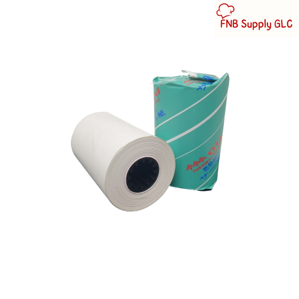 Jual Thermal Paper Roll OTANI Black 57x40. Kertas Thermal Hitam 57 x 40 ...