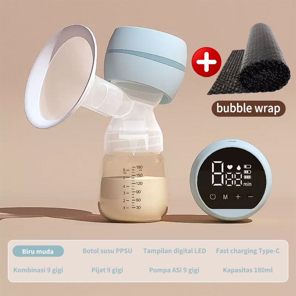 Jual Pompa ASI Elektrik Portable Tanpa Rasa Sakit Painless Rechargeable Single Electric Breast ...