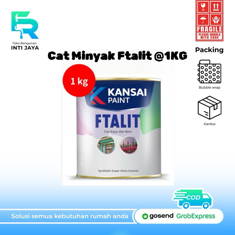 Jual Cat Minyak Kayu & Besi Ftalit @ 1KG | Shopee Indonesia