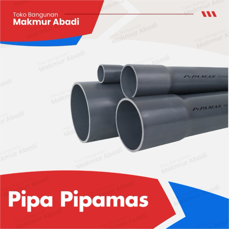 Jual Pipa PVC Pipamas JIS Warna Abu AW 6" Inch 8" Inch 10" Inch 12 ...