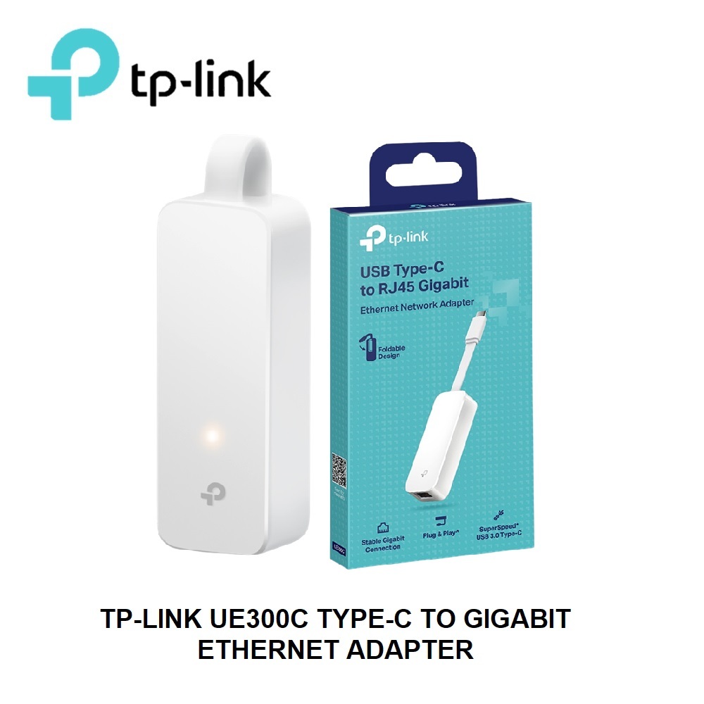 Jual TP-Link UE300C USB 3.0 to Type-C LAN Ethernet Network Adapter ...