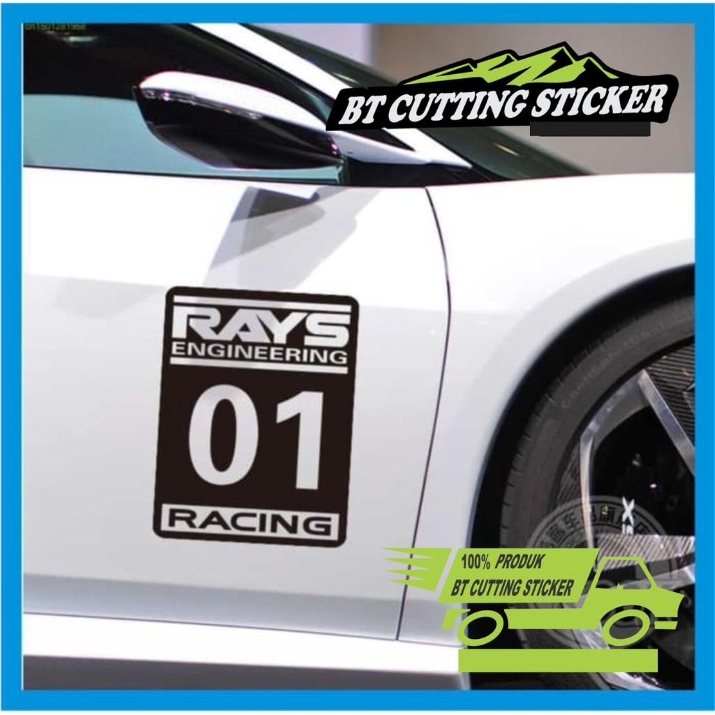 Jual RYS1 stiker rays sticker nomor custom stiker mobil stiker mobil ...