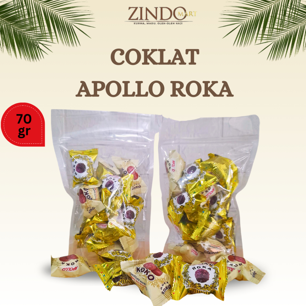 Jual APOLLO ROKA WAFER BALL POUCH 70GR / COKELAT BOLA ROKA | Shopee ...