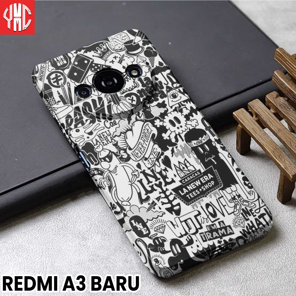 Jual AN18 - FOR REDMI A3 2024 GAMBAR GRAFITY SOFTCASE PROTEC CAMERA ...