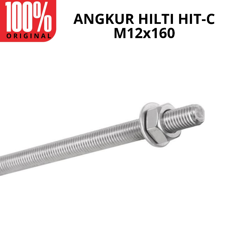 Jual CHEMICAL ANGKUR ANCHOR HILTI HIT-C 8.8 M12x160 | Shopee Indonesia