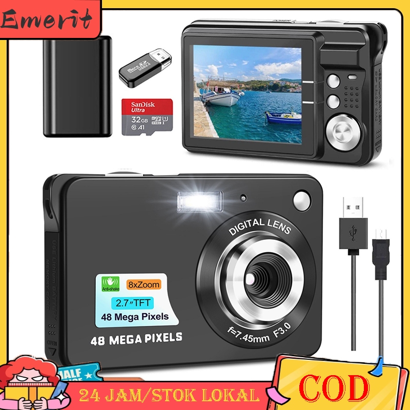Jual Kamera digital pocket CAM 48MP 8X 1080P digicam kamera murah ...