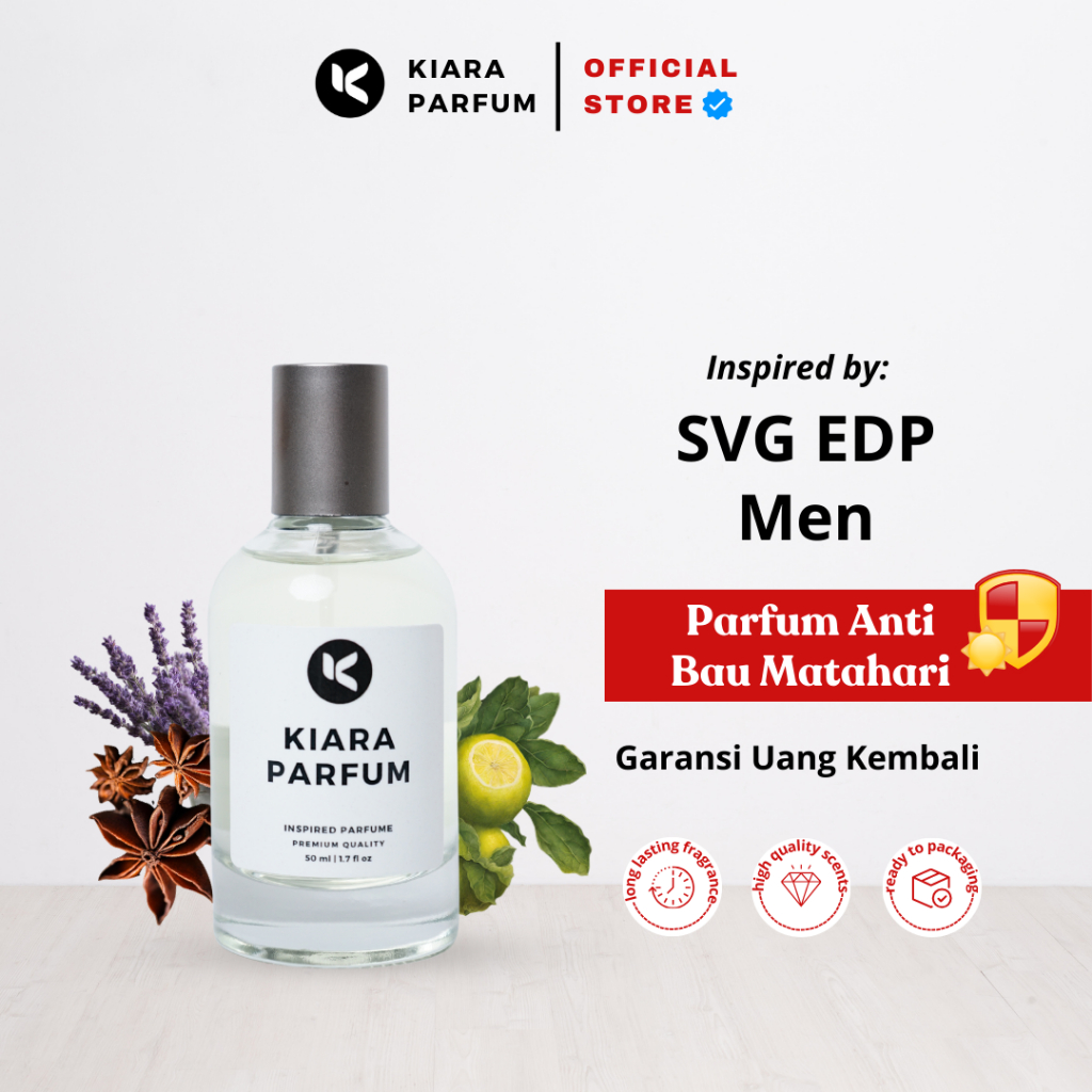 Jual Kiara Parfum SVG EDP Men - Parfum Pria Tahan Lama Aroma Lembut Elegan | Kiaraparfum Parfume ...