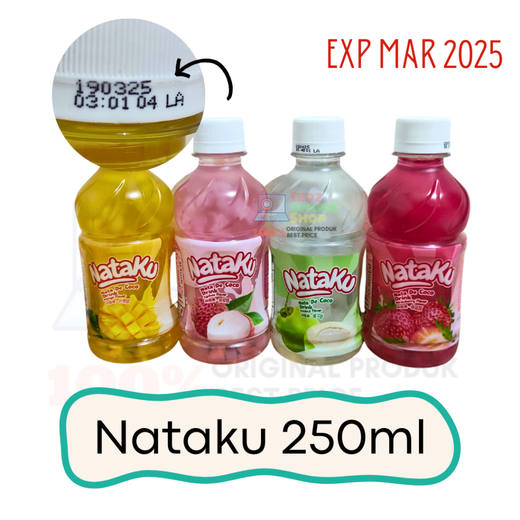 Jual Nataku Nata De Coco 250ml x 24 PCS | Shopee Indonesia