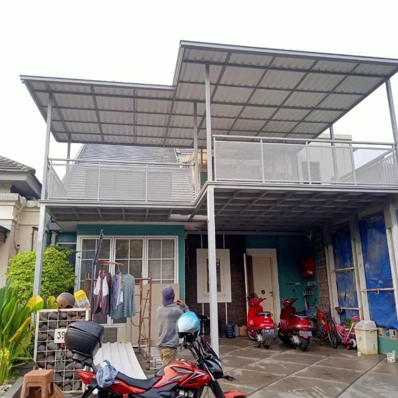 Jual KANOPI DAK PLAT LANTAI BORDES ATAU KANOPI BALKON SIAP SURVEI ...