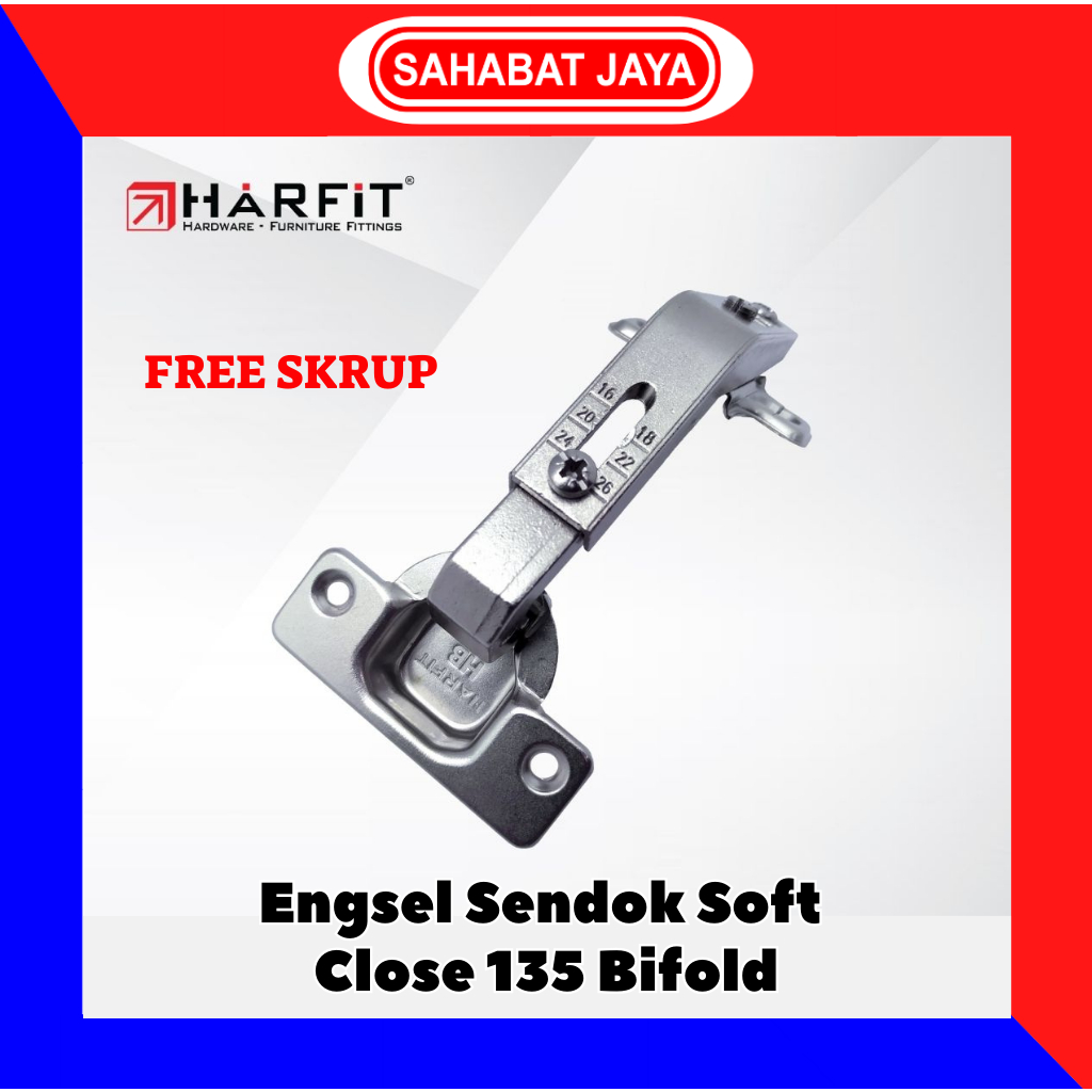 Jual HARFIT ENGSEL SENDOK SOFT CLOSE 135 BIFOLD | Shopee Indonesia