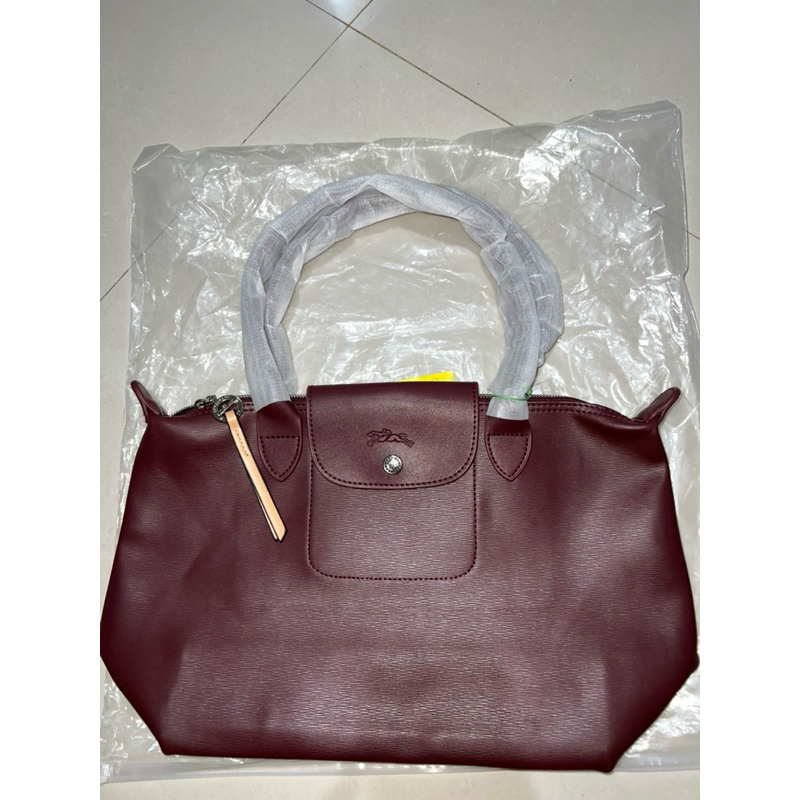 Jual (NEW) LC CITY SLH MAROON MIRROR CLEAR TAG (full kulit asli ...