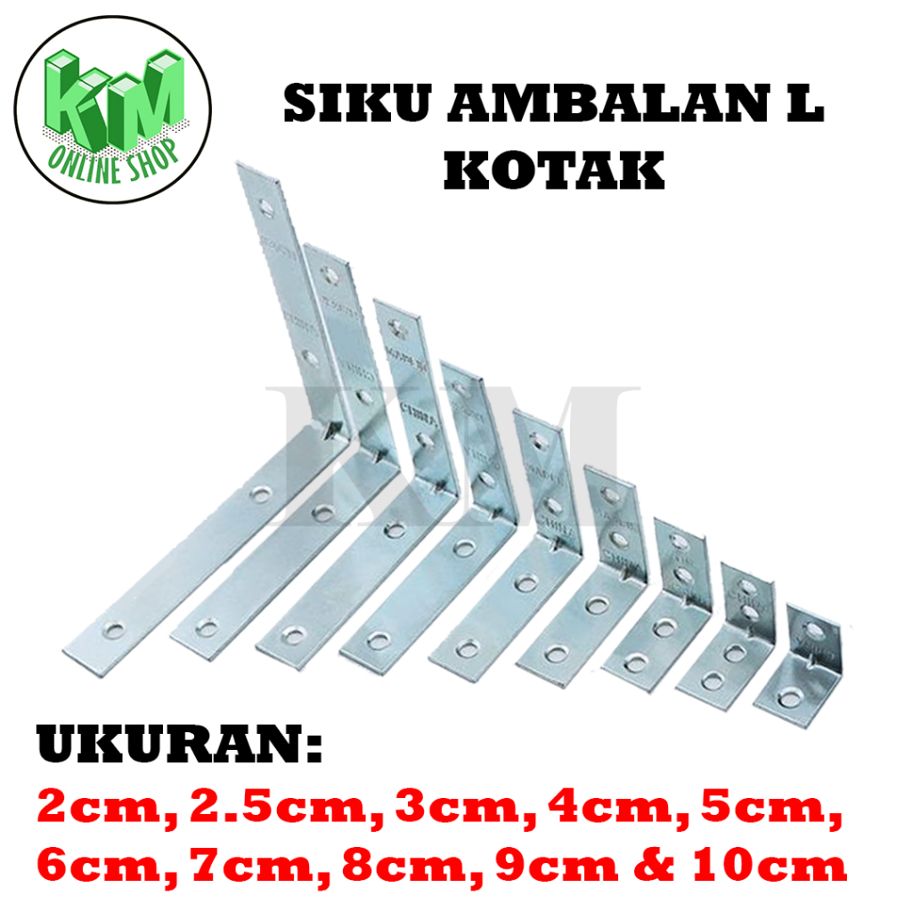 Jual Bracket Siku L Kotak Plat Siku Rak Verseng Besi Braket Siku L ...