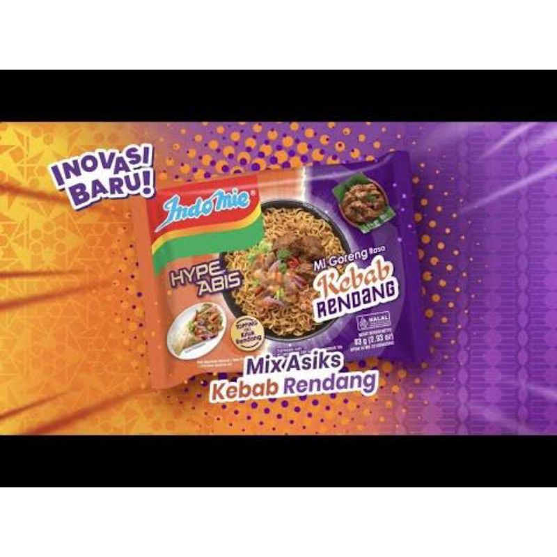 Jual Indomie Mie Goreng Kebab Rendang 83 Gram | Shopee Indonesia