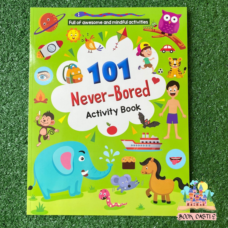Jual 101 never bored activity book buku aktivitas anak paud sd | Shopee ...