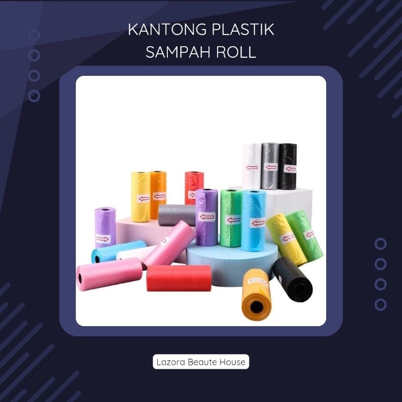 Jual KANTONG PLASTIK SAMPAH POPOK ROLL ISI 15 KANTONG POOP | Shopee ...