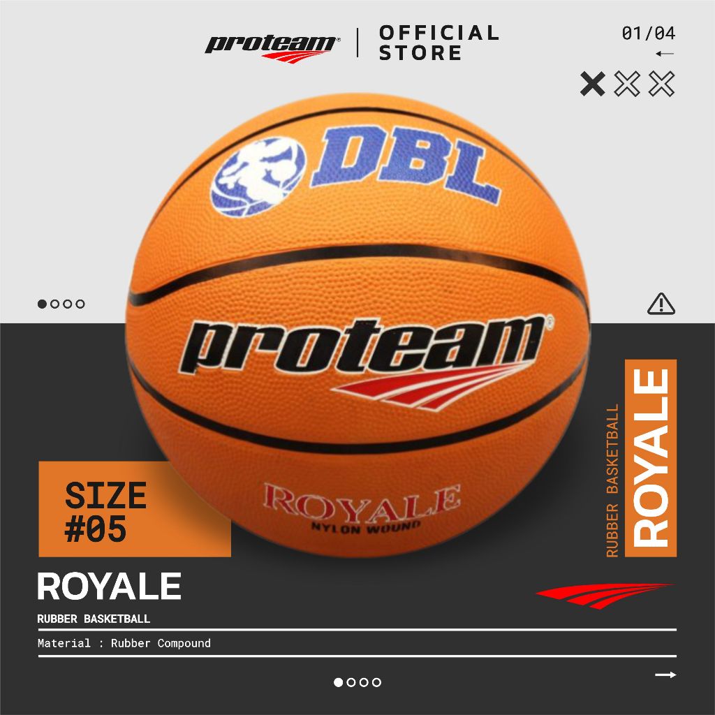 Jual Bola Olahraga Basket Ball DBL Proteam Size 5 Indoor Outdoor Sport ...