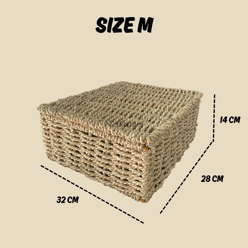 Jual HAMPERS BOX / KOTAK PARCEL / KERANJANG ANYAMAN SEAGRASS / HAMPERS ...