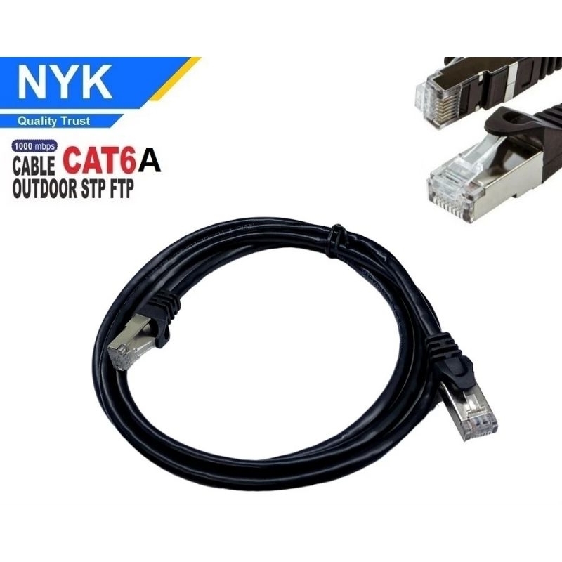Jual KABEL LAN FTP CAT 6A NYK 1,5M,3M,5M,10M,15M | Shopee Indonesia