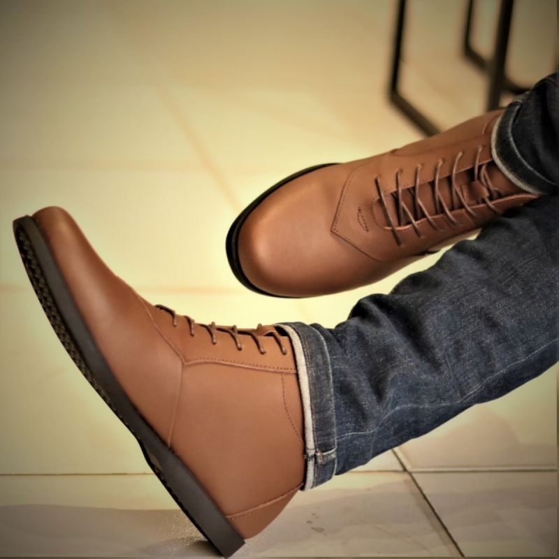 Jual SULTAN FOOTWEAR - Sepatu Kulit Asli Ventura Series Original Boots Casual Pria | Shopee ...