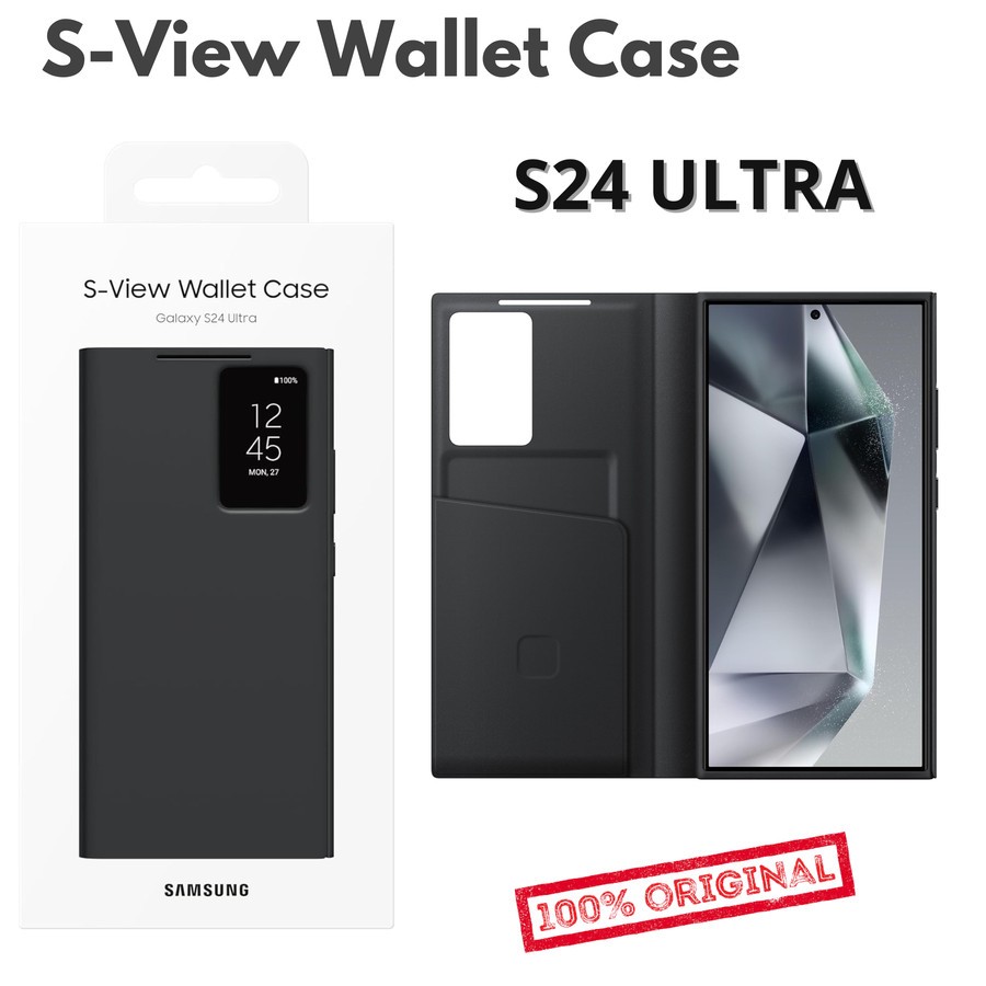 Jual Samsung Galaxy S24 ULTRA Case Original Smart View Wallet Flip ...