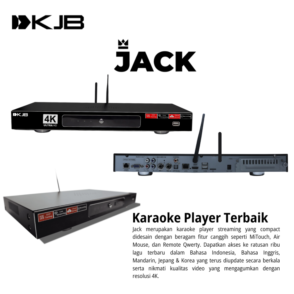 Jual KJB HM88-Jack Smart Karaoke Player | Shopee Indonesia
