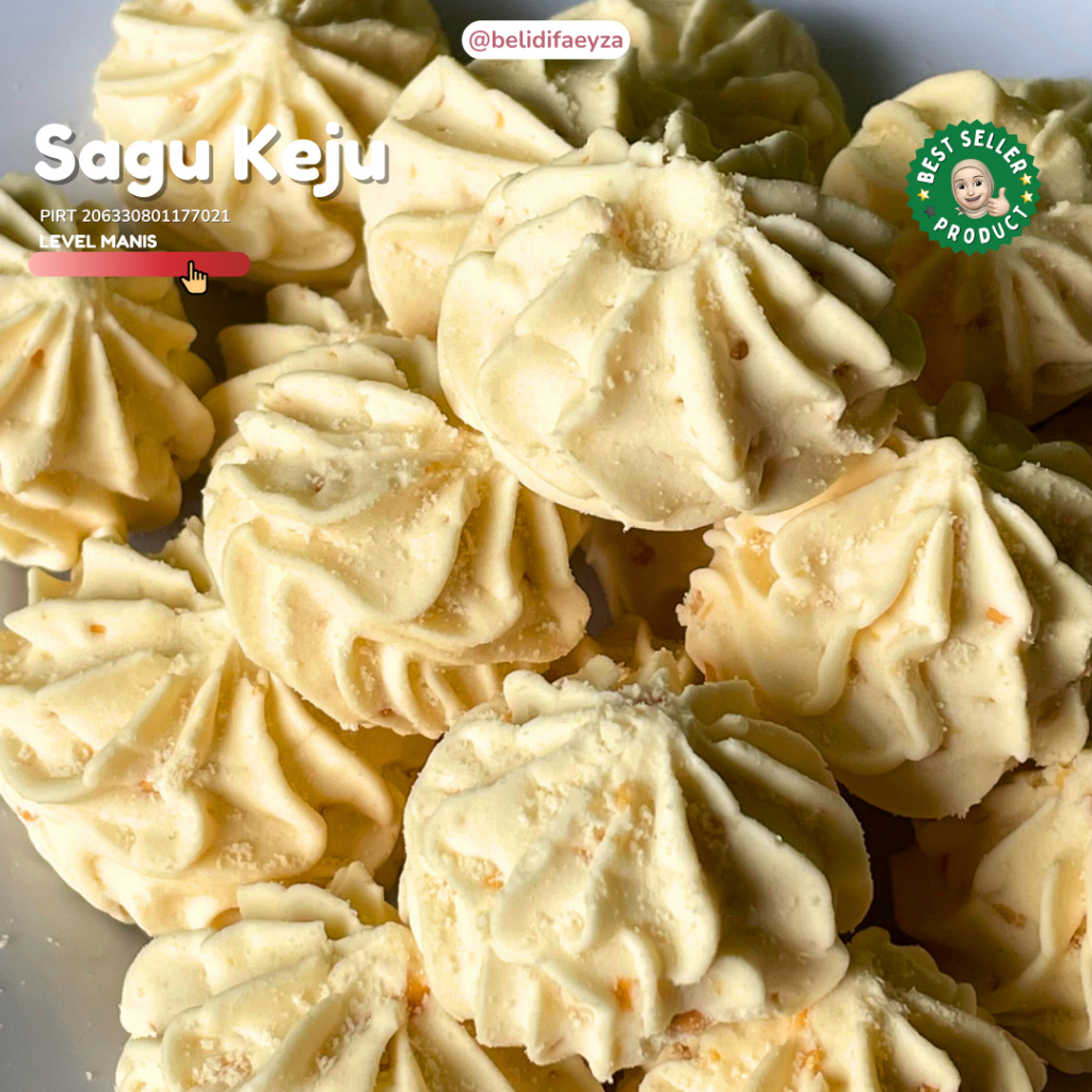 Jual [𝐑𝐄𝐀𝐃𝐘] Sagu Keju - Roti Kue Kering Cemilan Manis Cookies Murah ...