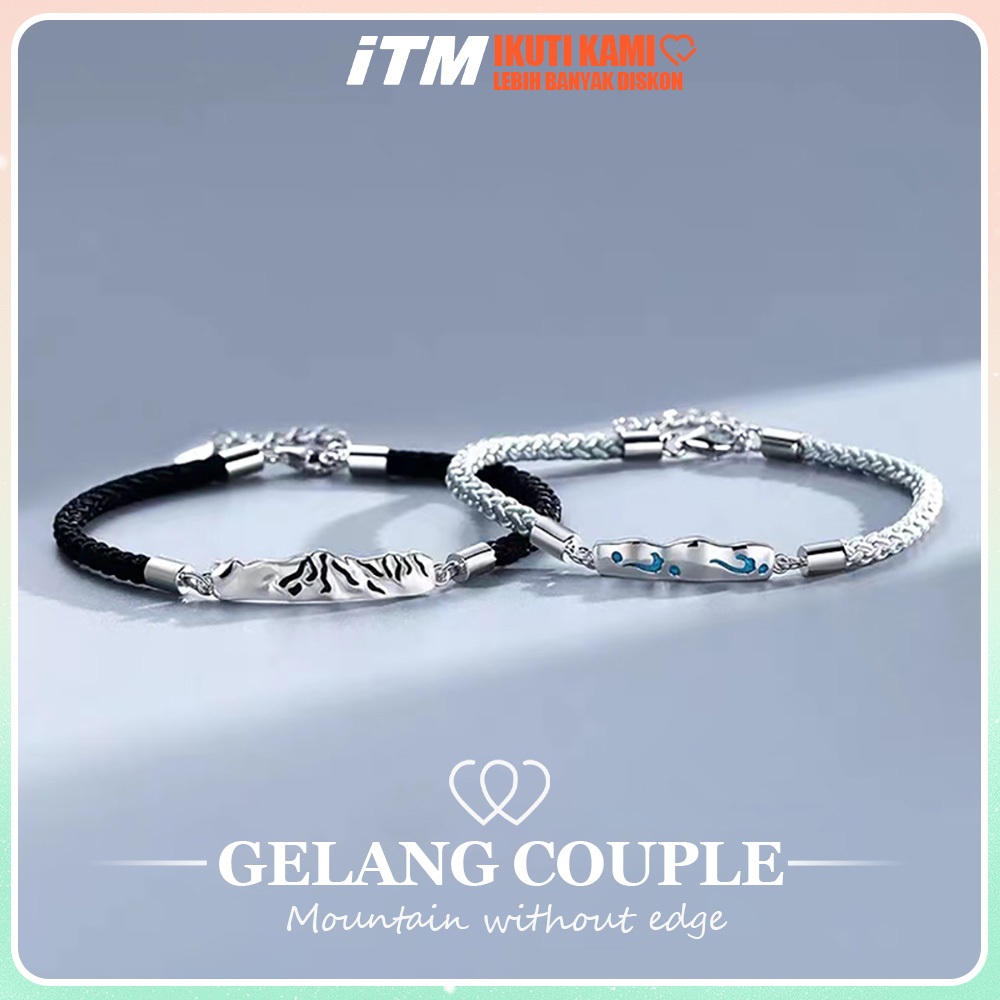 Jual ITM Shan Wuling couple bracelet manually knitted hand rope ...