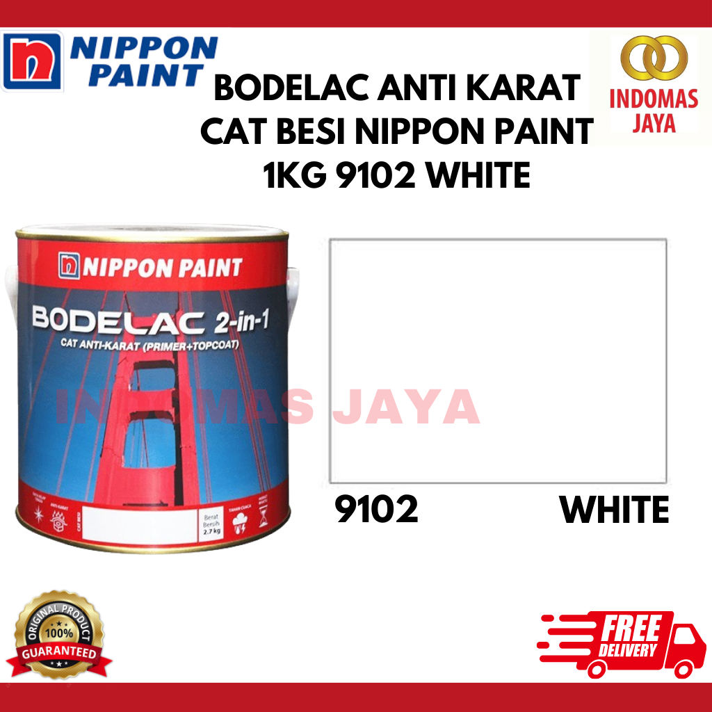 Jual BODELAC ANTI KARAT CAT BESI NIPPON PAINT BODELAC 1KG 2IN1 9102 ...