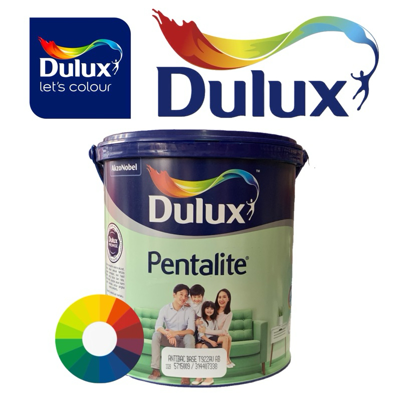 Jual DULUX PENTALITE 2.5L WHITE/PUTIH DAN WARNA LENGKAP | DULUX ...