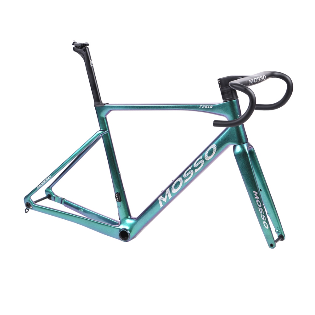 Jual Frame Road bike MOSSO Carbon 735 CB 700C Include Handlebar Disc ...