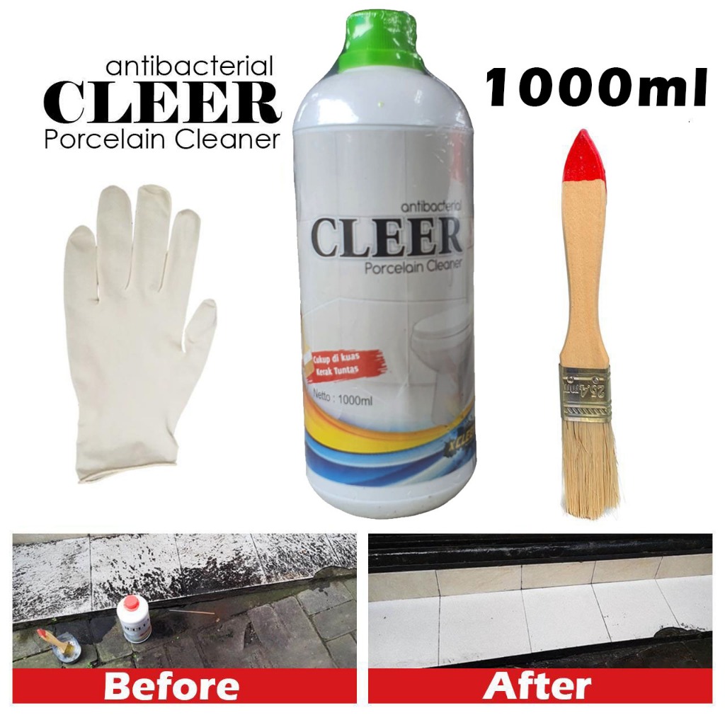 Jual CLEER Cairan Pembersih Kerak Keramik Kamar Mandi Toilet Ampuh ...