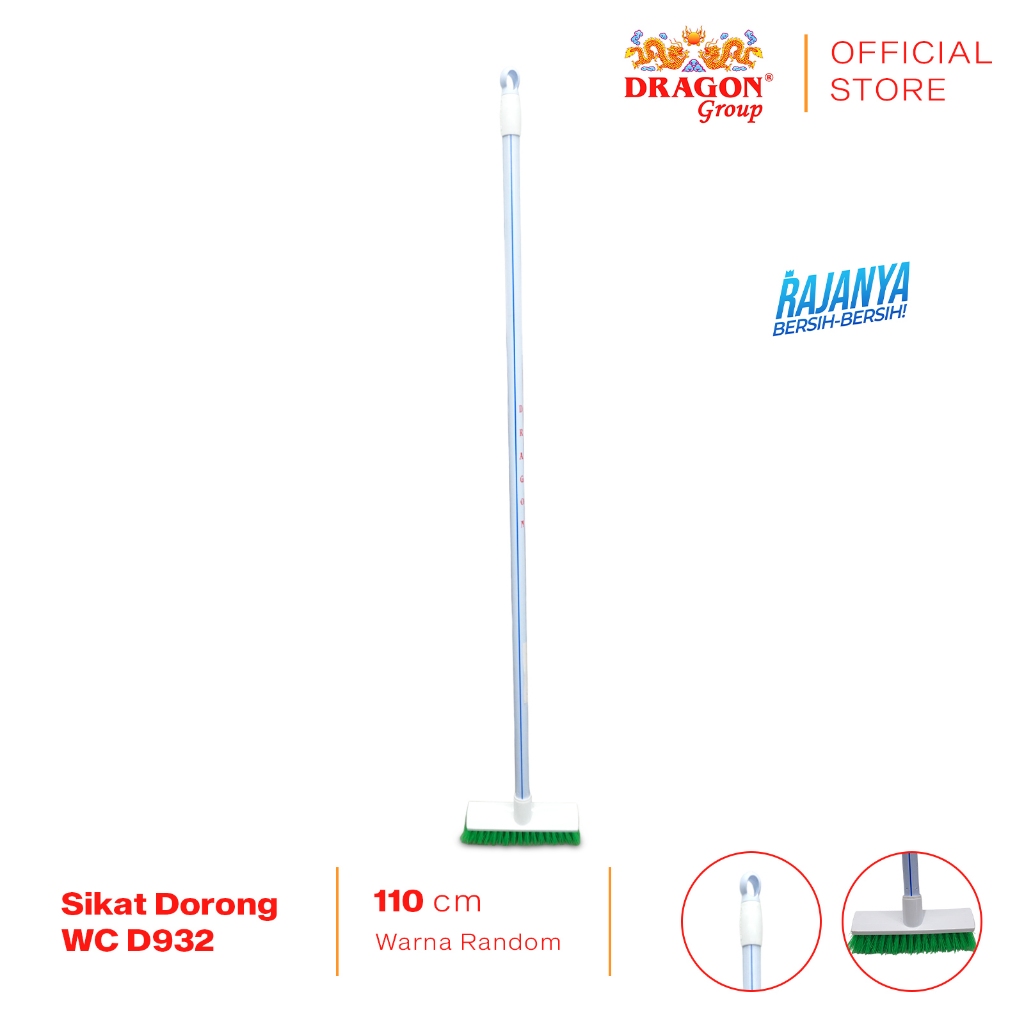 Jual DRAGON D932 Sikat Dorong Lantai WC Toilet 110 Cm Pembersih Kamar Mandi Cleaning Brush ...