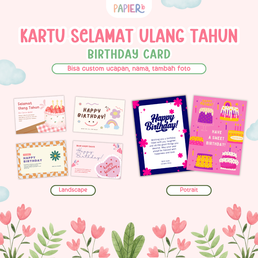Jual Birthday Card | Kartu Ulang Tahun | Kartu Ucapan Ulang Tahun ...