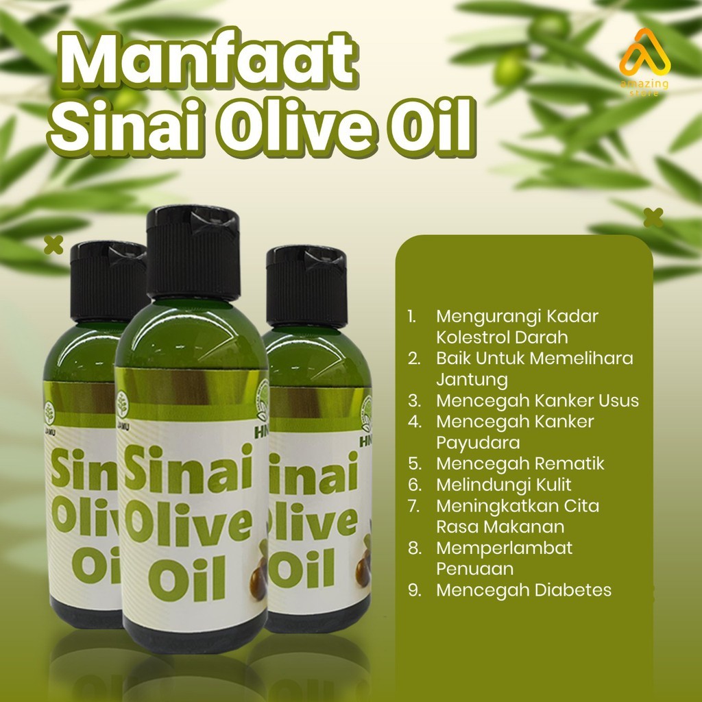 Jual MINYAK ZAITUN SINAI OLIVE OIL HNI EXTRA VIRGIN OLIVE OIL MENCEGAH ...