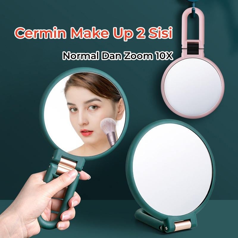 Jual Cermin Make Up Meja,Cermin Make Up 2 Sisi Normal Dan Zoom 10X ...