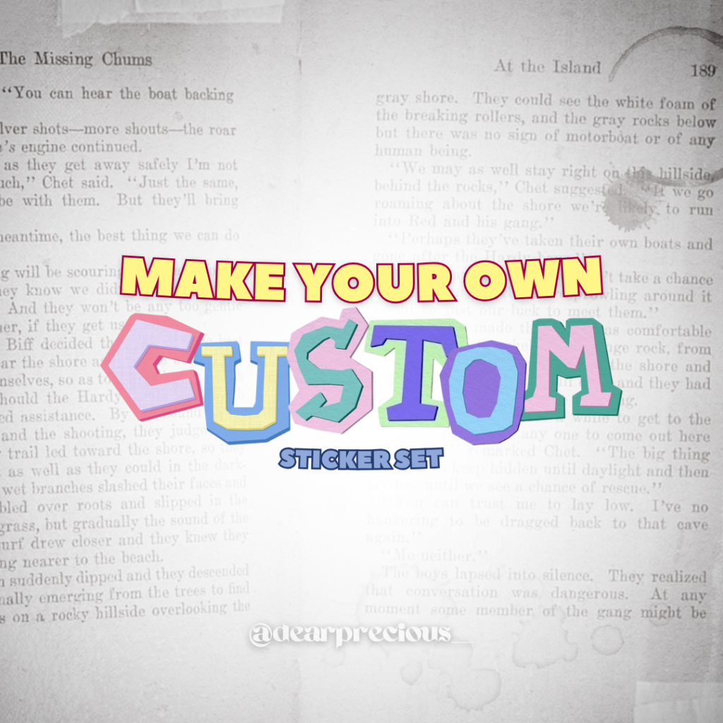Jual Make Your Own CUSTOM Sticker Set (check desc) | Shopee Indonesia