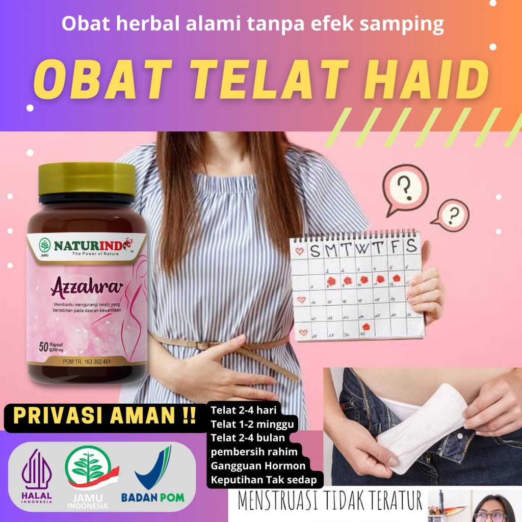 Jual Obat Pelancar Haid Ampuh Haid Tidak Teratur Telat 1-3 Minggu 2-4 ...