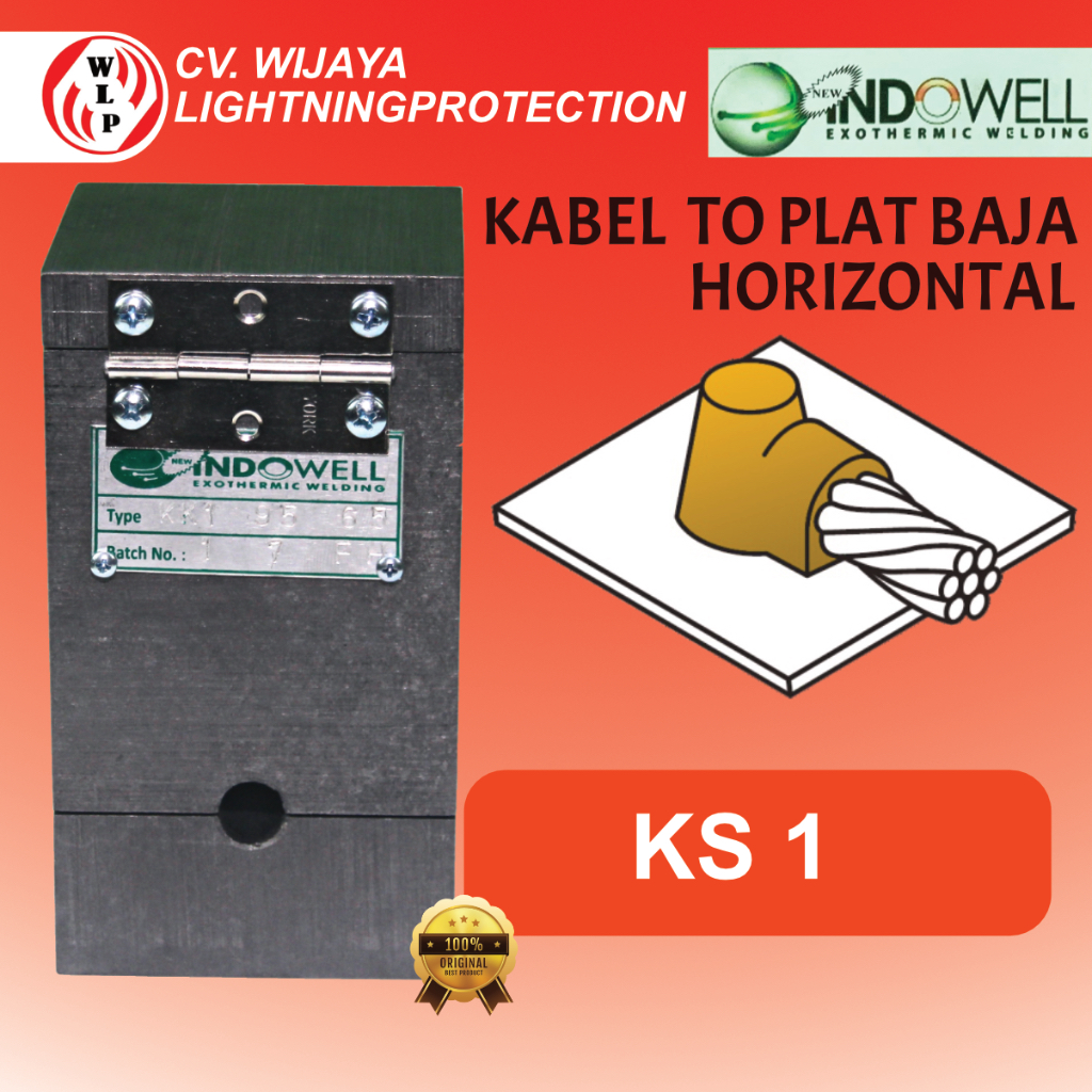 Jual INDOWELL || Moulding Indowell KS1 Kabel To Plat Baja Horizontal ...