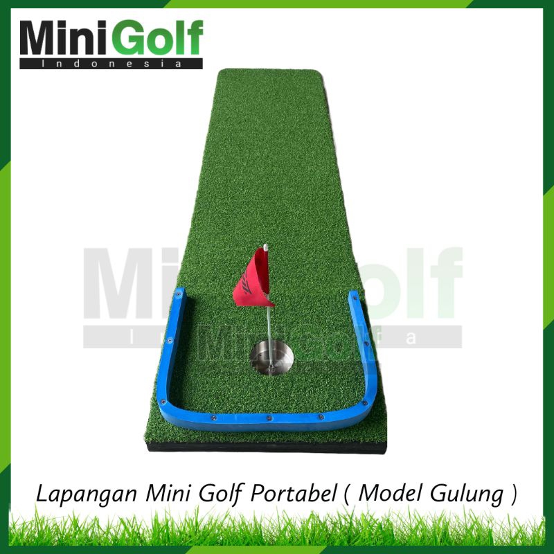 Jual Lapangan Mini Golf Portable Ukuran 50×250 cm / Mini Golf / Mini ...