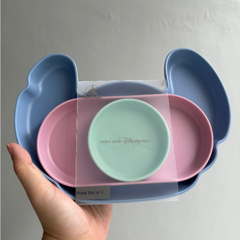 Jual STITCH COOKING PLATES PIRING MAKAN SET OF 3 ORIGINAL MERCHANDISE ...