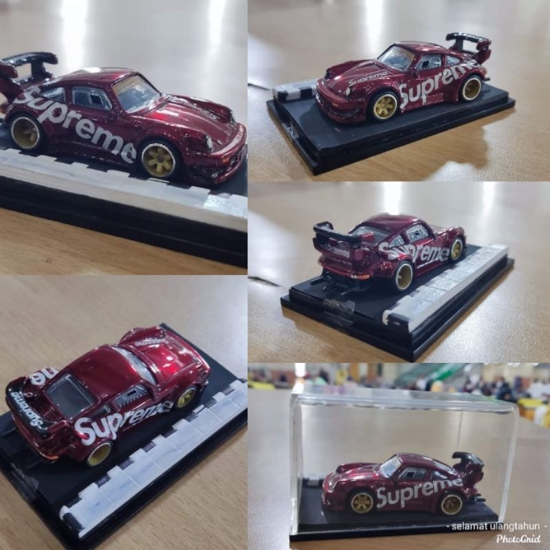 Jual hotwheels premium bahannya hitam custom Porsche RWB Supreme ...