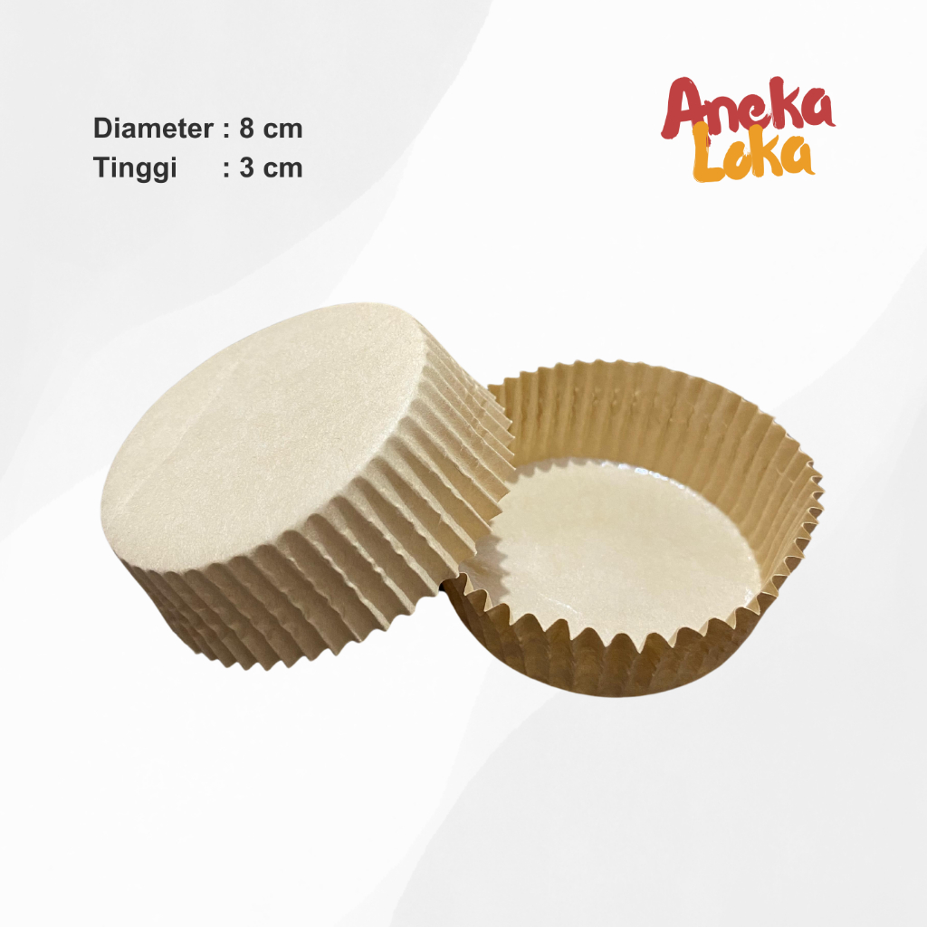 Jual Cup Roti Laminasi Bulat DM 8cm Kraft Polos 200pcs | Shopee Indonesia