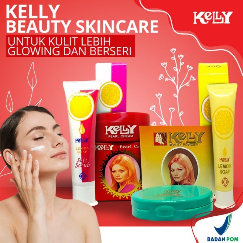 Jual kelly Pearl Cream BPOM- sabun kelly - bedak Kelly - soft scrub ...