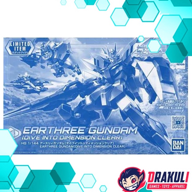 Jual jU BANDAI Plamo HG Earthree Gundam Dive Into Dimension Clear | Shopee Indonesia