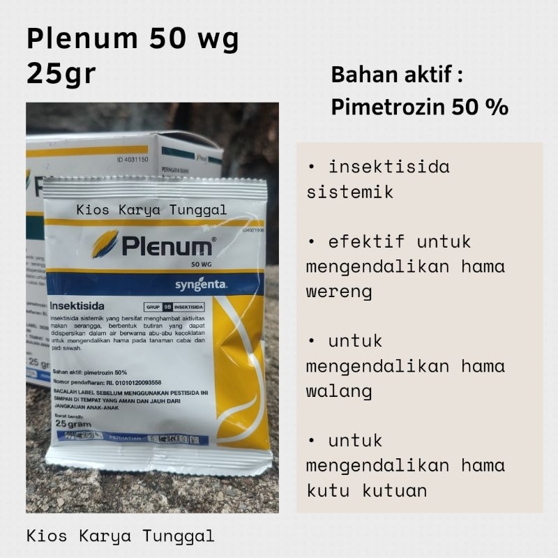 Jual insektisida plenum 50wg 25gr | Shopee Indonesia