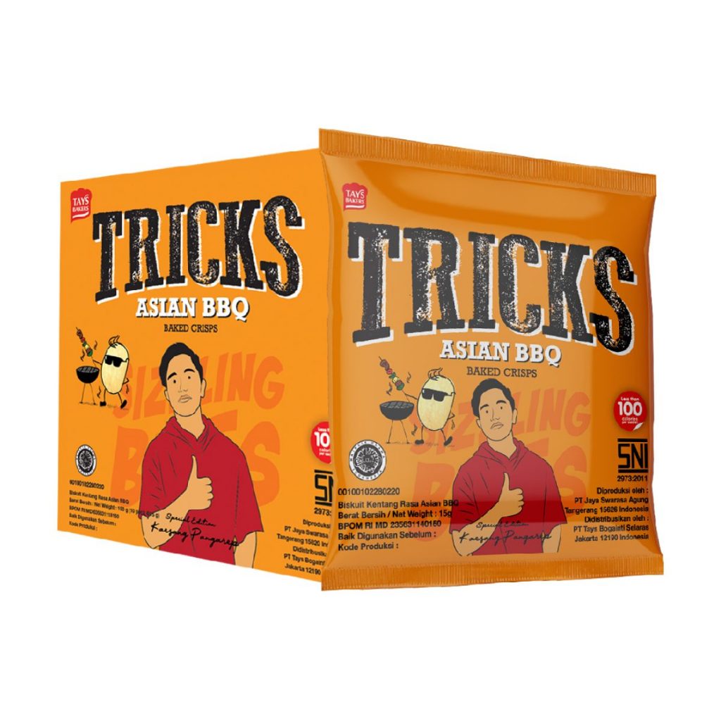 Jual Camilan Kentang Panggang Tricks Baked Potato Chips Snack Rasa ...