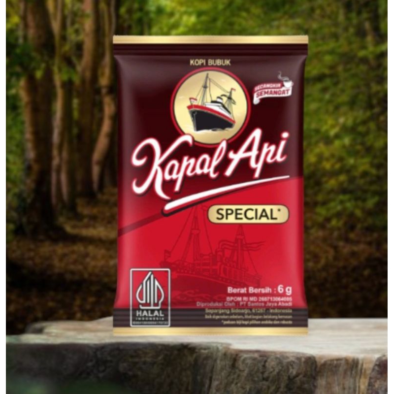 Jual Kapal Api Kopi Spesial Merah 1 renceng ( 11 x 6 gr) | Shopee Indonesia
