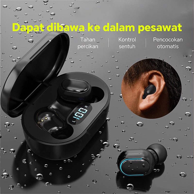 Jual 【COD】TWS E7S Headphones Bluetooth 5.3 Headset 10D Bass Stereo ...